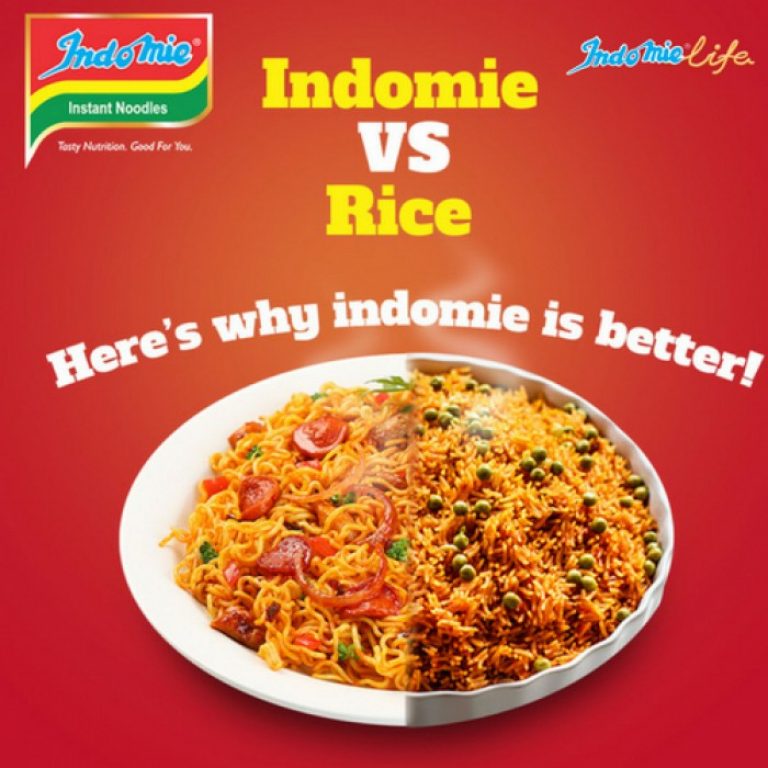 Indomie VS Rice: Here’s why Indomie is better – Indomie